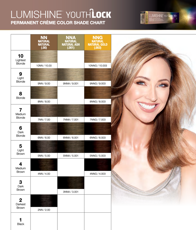 Joico Lumishine Color Swatch | Joico Color | Eastern Beauty Supply